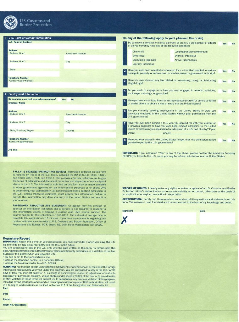 陸路海路入境美國的I-94W【圖文範例教學】 - Hello Study 楓禾留遊學