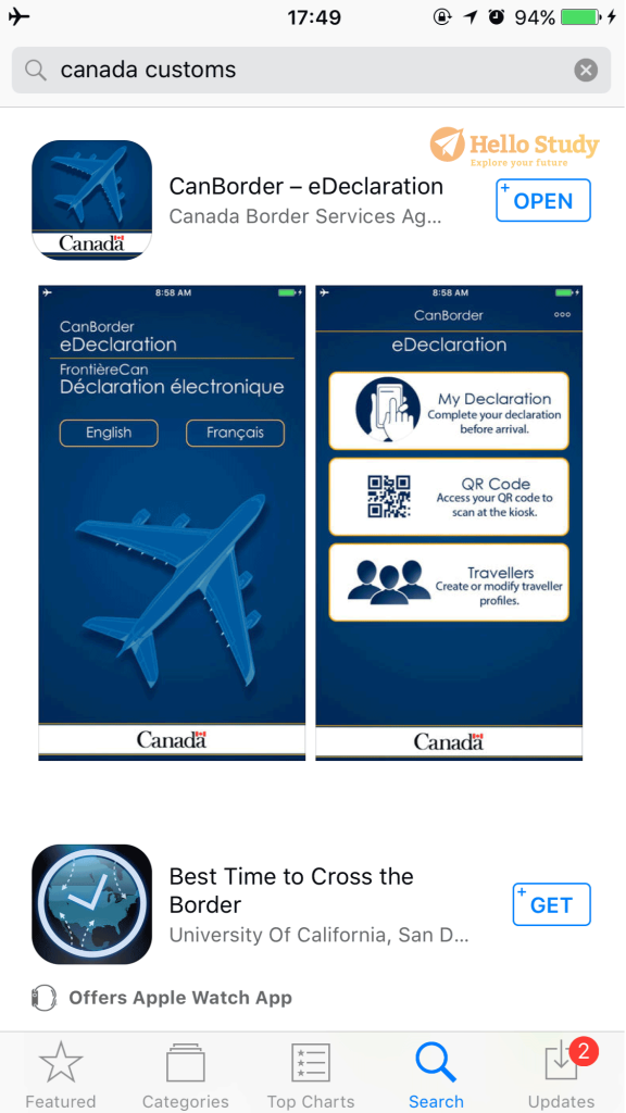 加拿大 eDeclaration自助電子通關 【圖文範例教學】(電子申報單、自動報關機) - Hello Study 楓禾留遊學