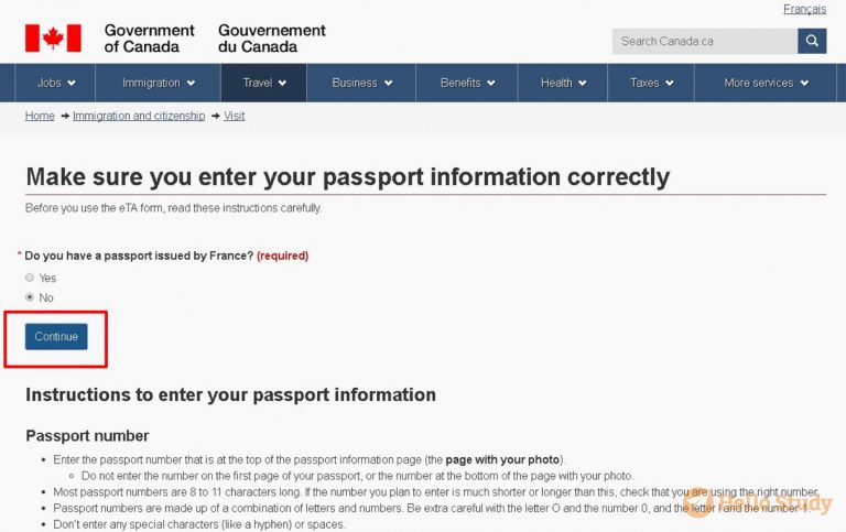 最新! 加拿大電子旅行證 eTA【圖文範例教學】 - Hello Study 楓禾留遊學