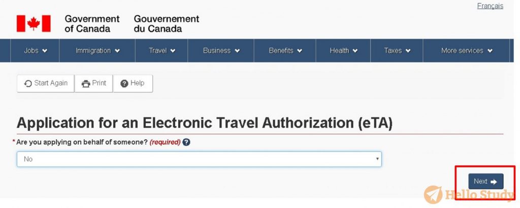 最新! 加拿大電子旅行證 eTA【圖文範例教學】 - Hello Study 楓禾留遊學