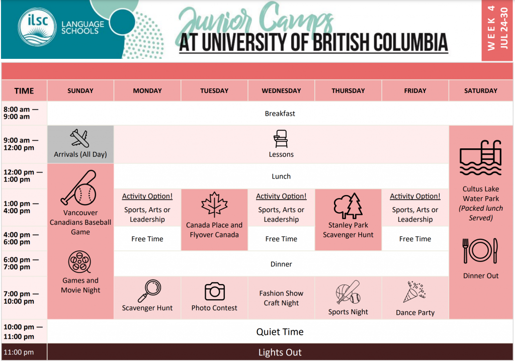 2022 ILSC @ UBC 溫哥華 Junior Camp@UBC 暑期青少年夏令營 - Hello Study 楓禾留遊學