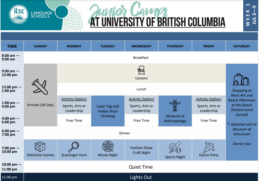 2023 ILSC @ UBC 溫哥華 Junior Camp@UBC 暑期青少年夏令營 10-17歲 - Hello Study 楓禾留遊學